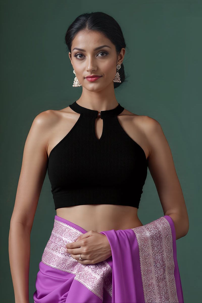 Designer Stretchable Saree Blouses | Premium Ready-to-Wear | Perfect ...